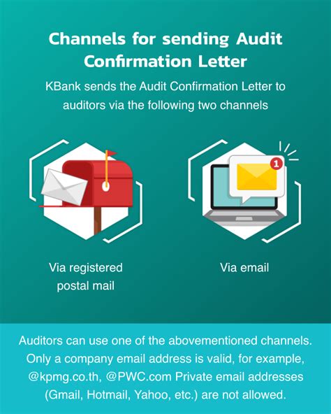 Audit Confirmation Letter Kasikornbank