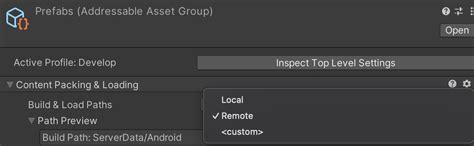 Unity Addressable System Update Work Flow And Management Sehyup