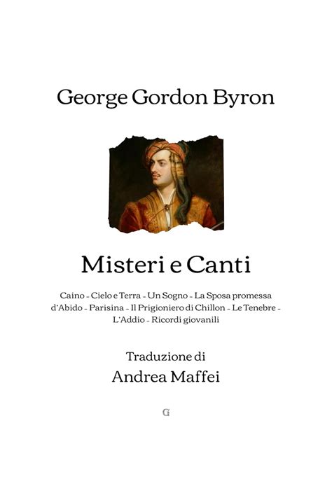 Misteri E Canti Caino Cielo E Terra Un Sogno La Sposa Promessa D