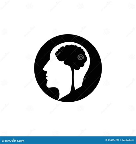 Human Brain Icon Stock Vector Illustration Of Medicine 254534277