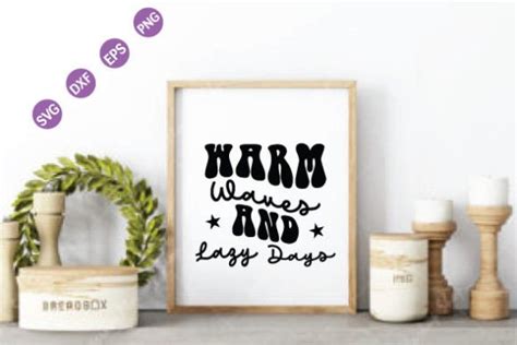 Warm Waves And Lazy Days Svg Graphic By Mimi Graphic · Creative Fabrica