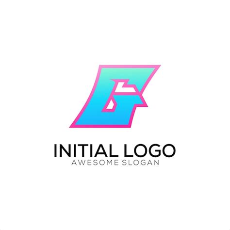 Premium Vector G Initial Logo Gradient Colorful Design