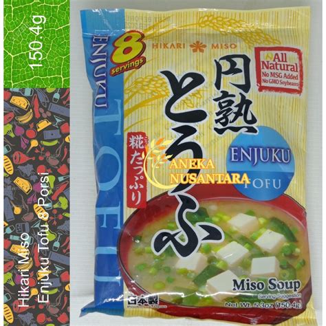 Jual Hikari Miso Enjuku Tofu Miso Soup Ori Jepangmiso Soup Instan