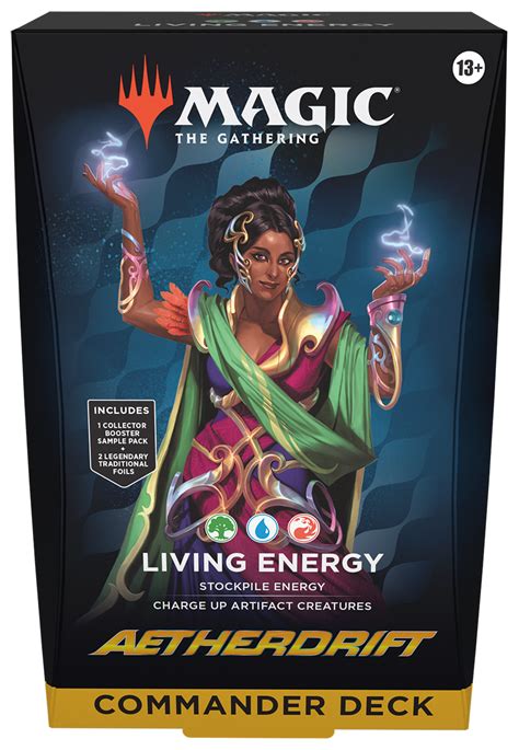 Mtg Commander Deck Aetherdrift Living Energy Casual Games