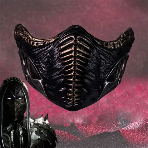 Mortal Kombat XI Noob Saibot Cosplay Mask AllCosplay Com