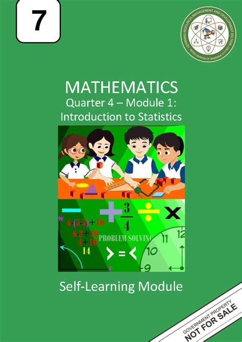 G7 Math Q4 Module 1 7 Mathematics Quarter 4 Module 1 Introduction