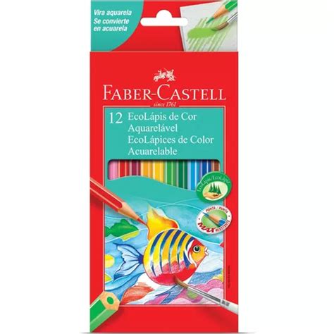 Lápices De Acuarela Ecolapis 12 Colores C12 Mercadolibre