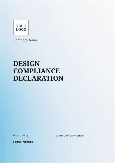 Free Compliance Templates To Edit Online And Print