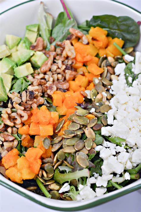 Low Carb Fall Salad With Honey Mustard Dressing