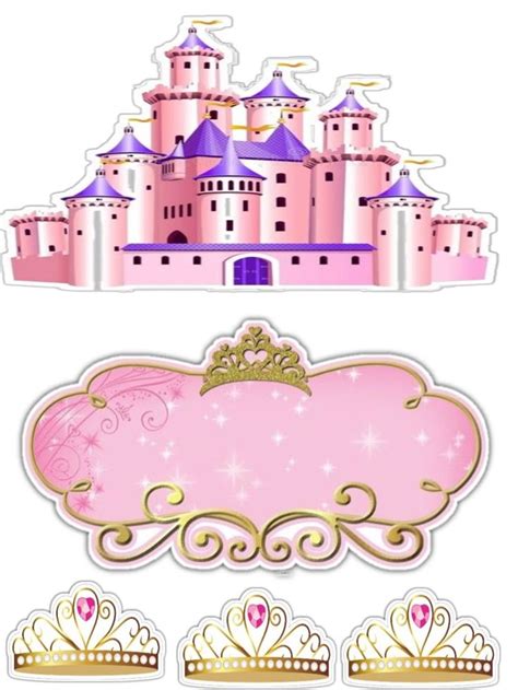 Disney Princess Castle Cake Topper
