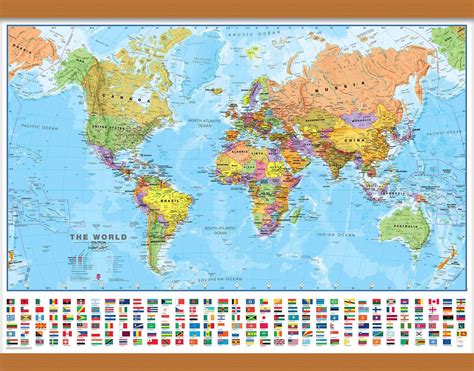 Mapa Wiata Z Flagami Ipuzzle Foto Puzzle