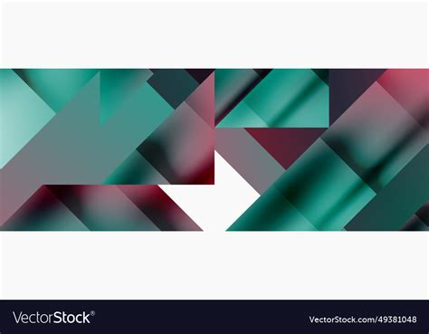Vivid Abstraction Unfolds Triangles In Seamless Vector Image