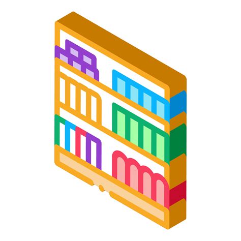 Shop Counter Isometric Icon Vector Illustration 18017407 Vector Art At Vecteezy