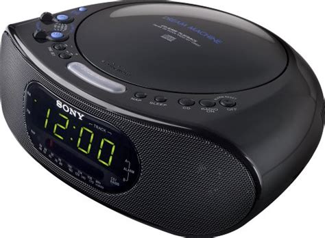 Sony Icf Cd837 Amfm Stereo Clock Radio With Cd Player Black