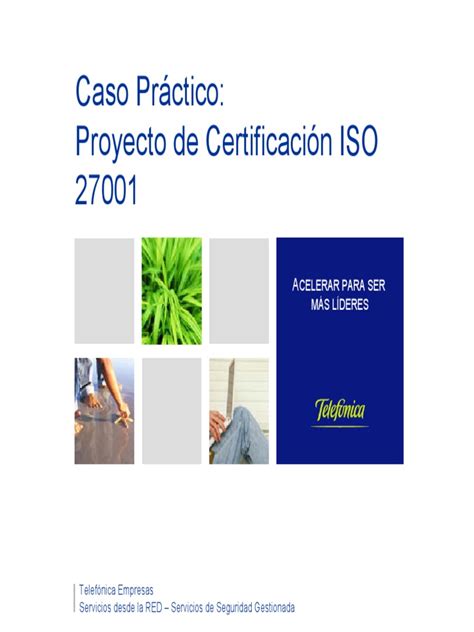 Caso Práctico Proyecto De Certificación Iso 27001 Pdf Seguridad