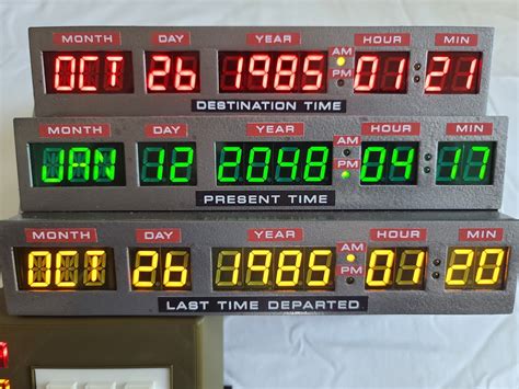 Back To The Future Time Circuits Display Por Jdeglavina Descargar Modelo Stl Gratuito