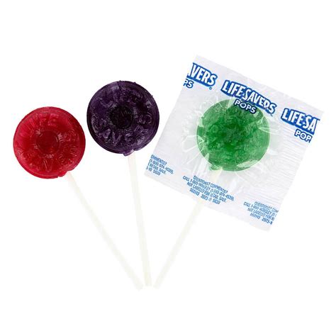 Lifesavers Valentine Hard Candy Lollipops N Stickers 28 Piece Box
