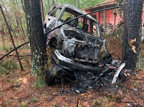 Driver Flees Scene Of Fiery Crash Sandhills Sentinel