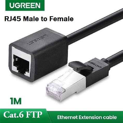 Jual Ugreen RJ45 Male To Female Extension Kabel LAN Cat6 Gigabit Ethernet Kota Malang Ide
