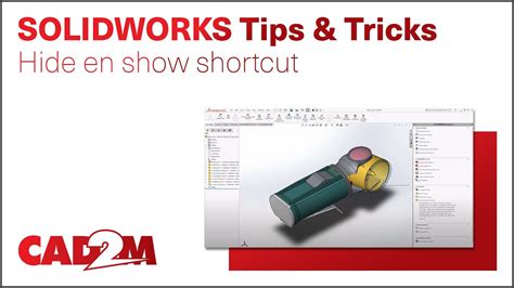 Solidworks Tips And Tricks Hide En Show Shortcut Youtube
