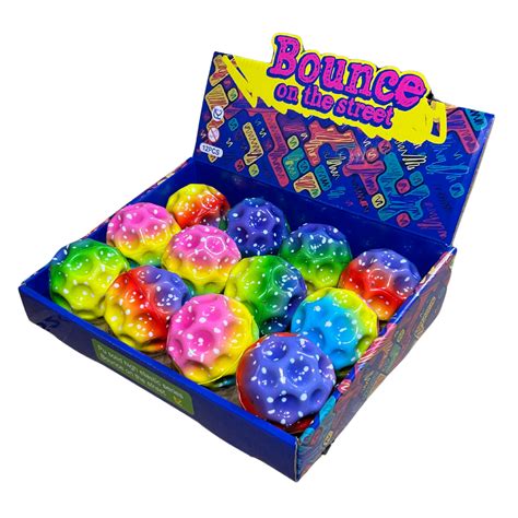 Bouncing Rainbow Ball 6 3cm 12 Pk Neobeeqld