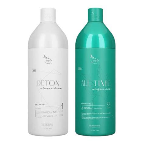 Kit Shampoo Progressiva Sem Formol Zap All Time Organic Shopee Brasil