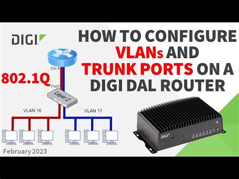 How To Configure Q VLAN Trunking On A Digi Router YouTube