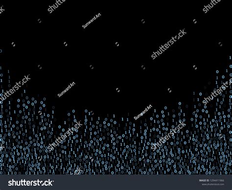vector binary code cyber background hacker stock vector royalty free