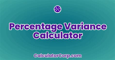 Percentage Variance Calculator