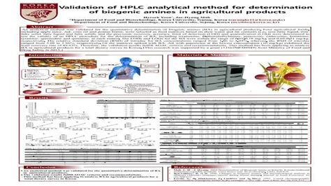 Validation Of Hplc Analytical Method For Determination Of Biogenic Amines In Agricultural