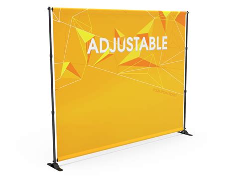 Custom 10ft Adjustable Large Tube Telescopic Tension Fabric Backdrop