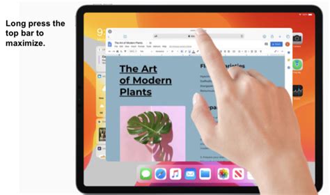 Here Is A Concept Of How Floating Windows Could Be On The Ipad