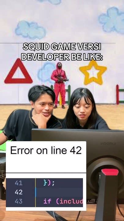 squid game debugging developerlife relatabledev developerhumor codingjourney