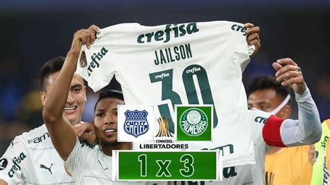 Gols de Palmeiras x Emelec vitória do Verdão por x na Libertadores