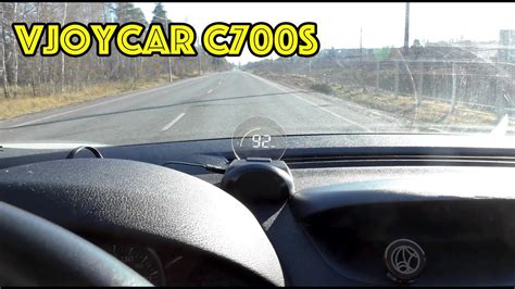 ПРОЕКЦИОННЫЙ СПИДОМЕТР VJOYCAR C700s - YouTube