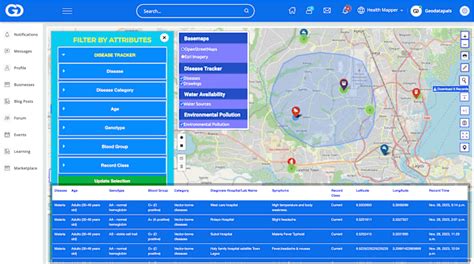 Machen sie ihr gis webkarte räumliche analyse 3d karte geodaten