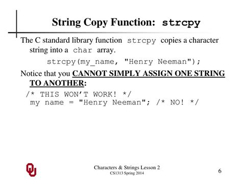 ppt characters and strings lesson 2 outline powerpoint presentation