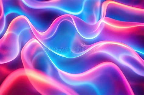 Colorful Light Waves Create A Mesmerizing Abstract Display In Vibrant