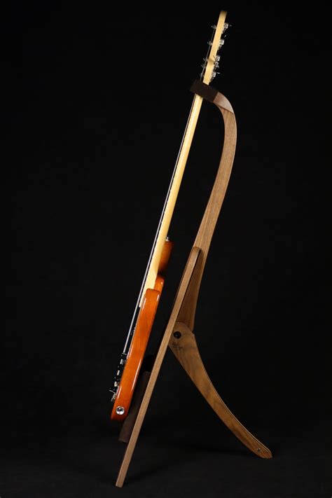 Walnut And Curly Maple Bass Guitar Stand Sgstands