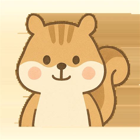 かわいいりす｜イラスト・フリー素材なら「シンテリ」