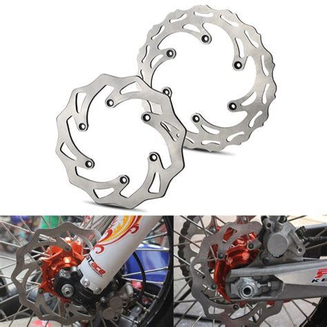 260 220mm Front Rear Brake Discs Rotors For Ktm Exc Excf Sx Sxf Xc Xcw