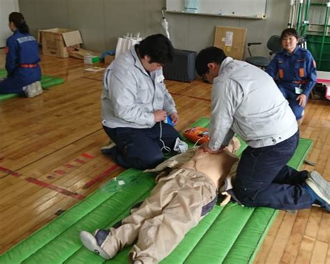 吉川松伏消防組合さん協力の下普通救命講習を実施 しました 吉川工専工業会埼玉県吉川市