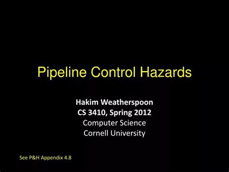 PPT Pipeline Control Hazards PowerPoint Presentation Free Download ID 2918229
