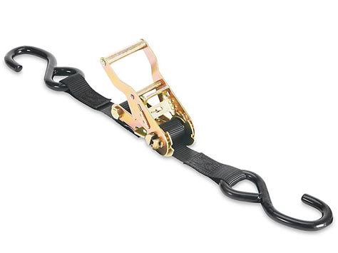 Liftall® Ratchet Tie Downs S Hook 1 X 10 H 2068 Uline