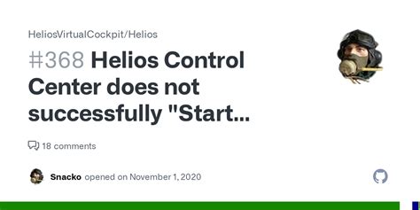 Helios Control Center Does Not Successfully Start Minimized · Issue