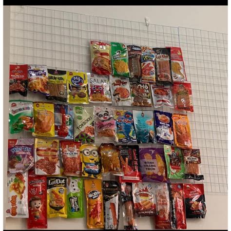 Combo Đồ ăn Vặt Cay SiÊu Hot đồ 1k TiỆm CỔng TrƯỜng 20 GÓi Snack Food