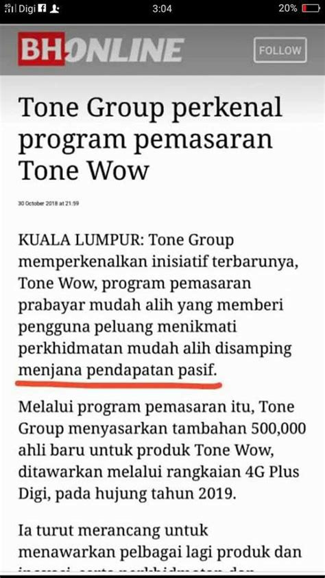 Program Tone Wow