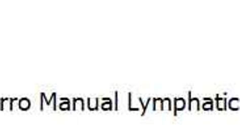 Consejos Para Manejar Carro Manual Lymphatic Drainage Imgur