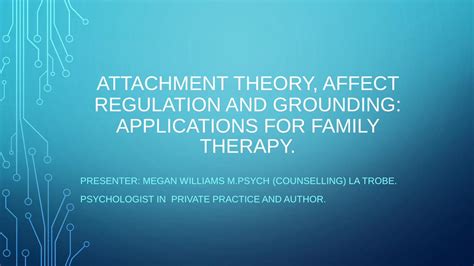 Pdf Attachment Theory Affect Regulation And Grounding Dokumentips