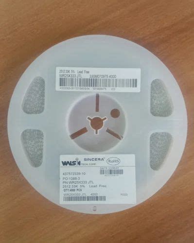 Walsin 2512 Smd Resistor For Electrical Industry 1 W At ₹ 5 5 Piece